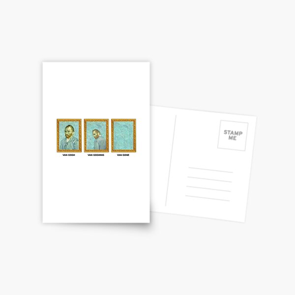 "Van Gogh Van Goghing Van Gone Funny Vincent Gogh Meme" Postcard for ...