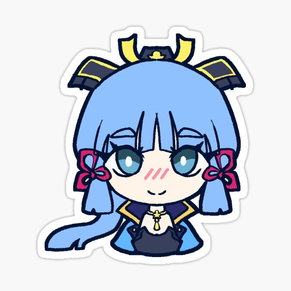 "Ayaka (Genshin Impact)" Sticker for Sale by viryllion | Redbubble