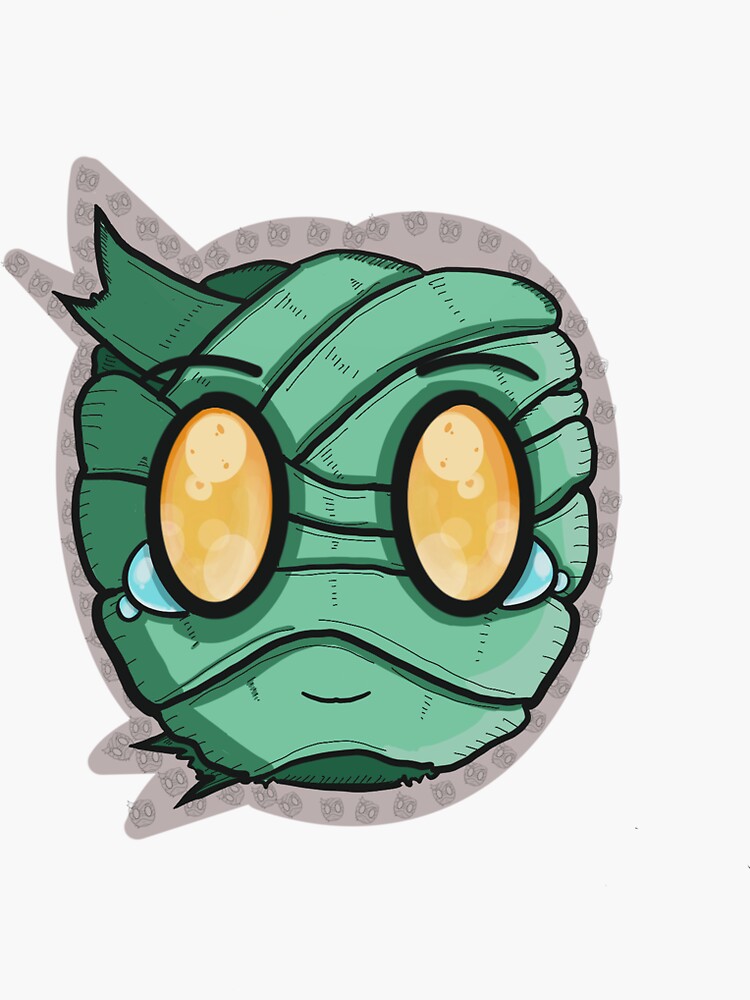 "Amumu Sticker lol league" Sticker for Sale by MeowFruitStudio | Redbubble