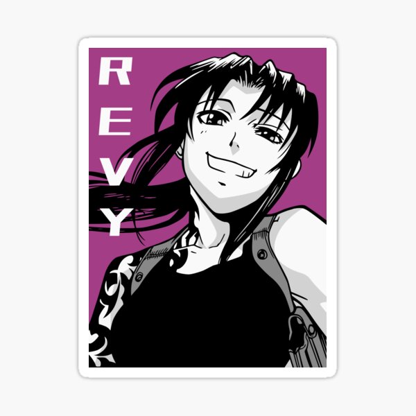 "Revy" Sticker for Sale by Brok5566 | Redbubble