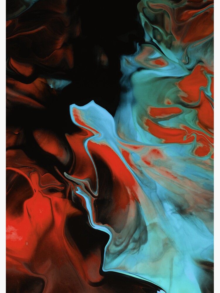 "liquid drawing | blurred background" Sticker for Sale by CkaubokerRio ...