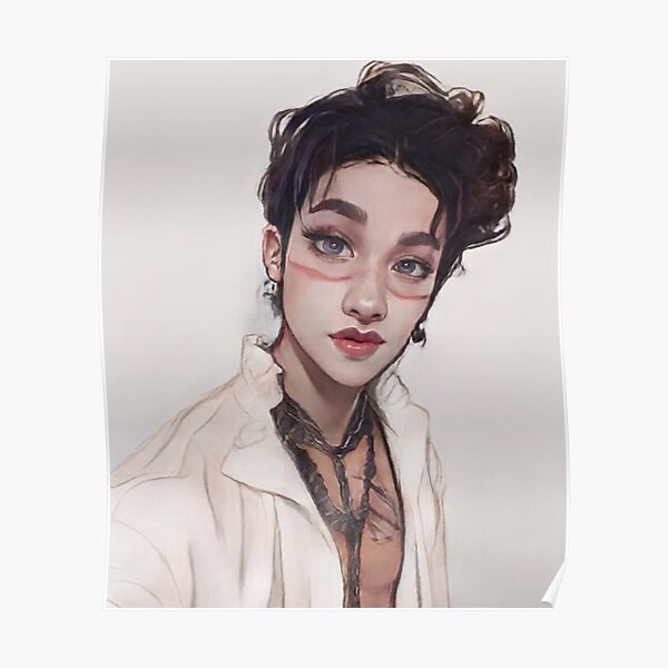 "Stray Kids Bang Chan Wolfgang fan art " Poster for Sale by Monahh98 ...