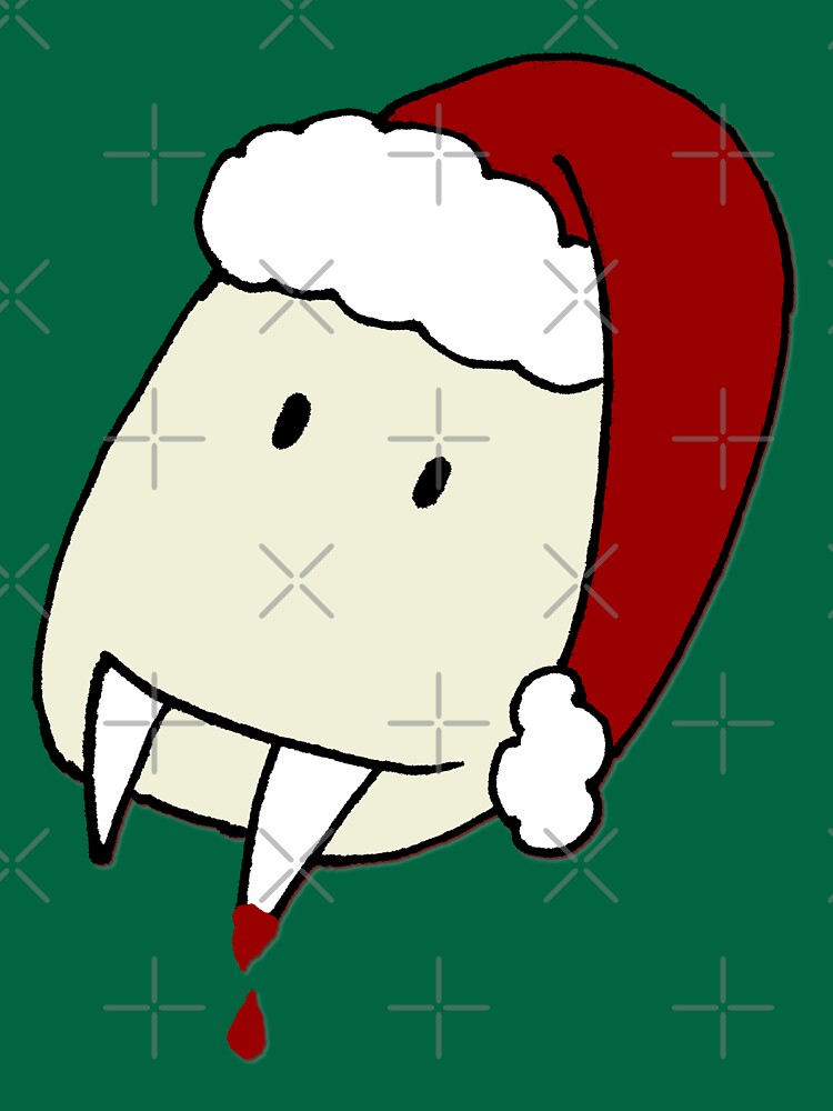 "Vampire Santa Emoji" T-shirt by raizepeace | Redbubble