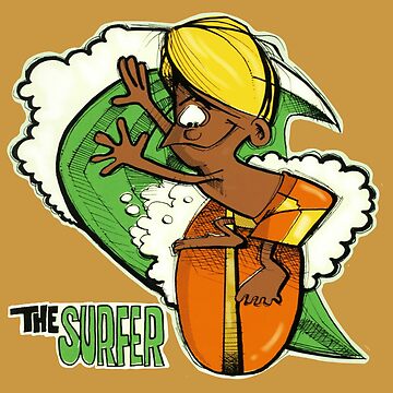 "Murphy the Surfer - vintage retro sixties surfer Big Wave rider ...