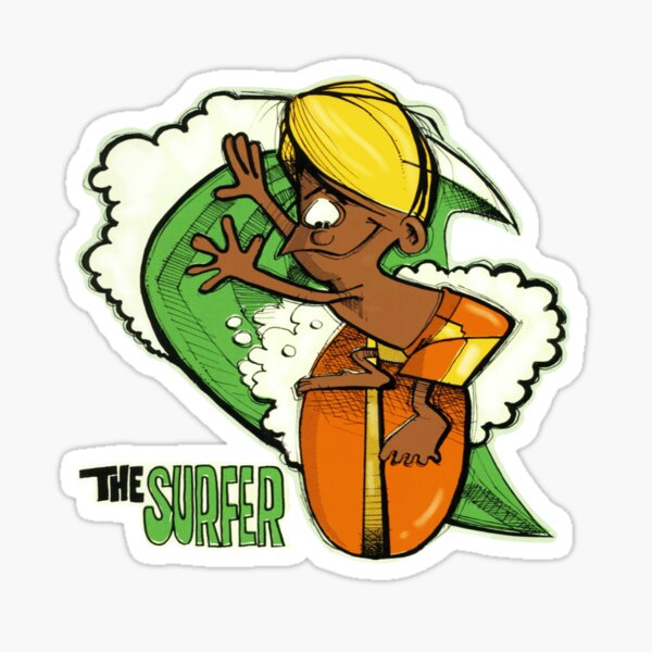 "Murphy the Surfer - vintage retro sixties surfer Big Wave rider ...