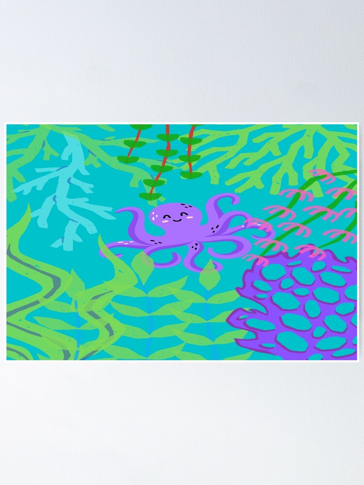 "Under Sea Garden" Poster for Sale by calibrit | Redbubble