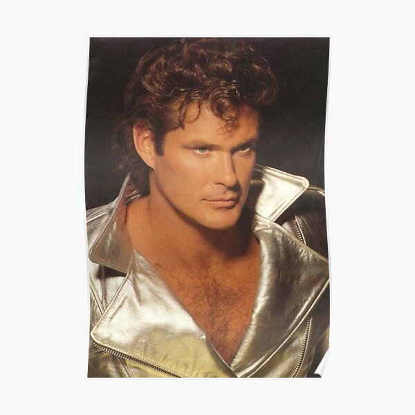 " David Hasselhoff" Poster for Sale by lhskastore | Redbubble