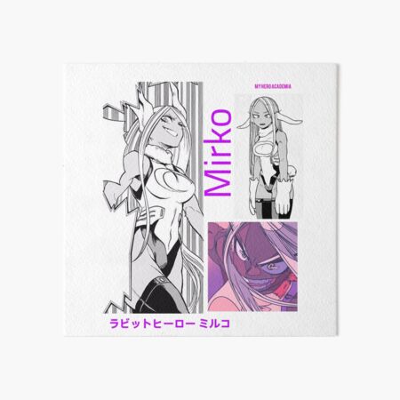 "My hero academia mirko" Art Board Print for Sale by sunwukong-sage ...