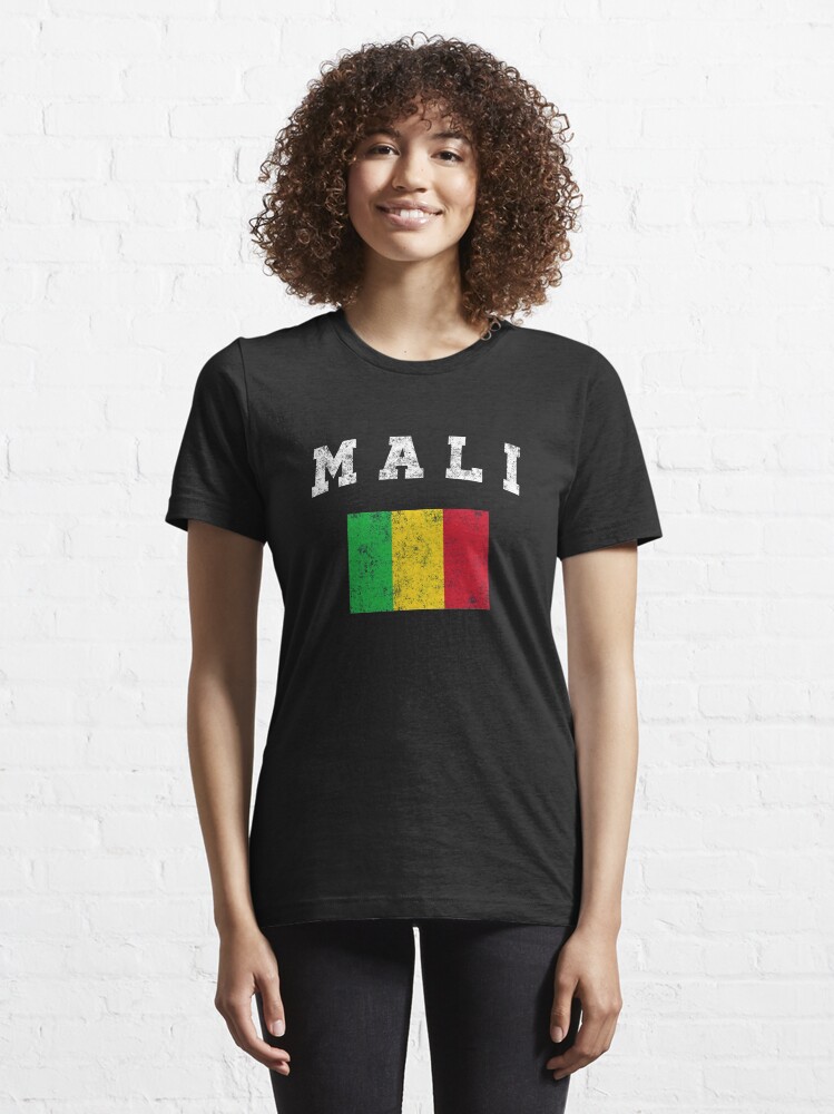 "Malian Flag Shirt - Vintage Mali T-Shirt" T-shirt by ozziwar ...