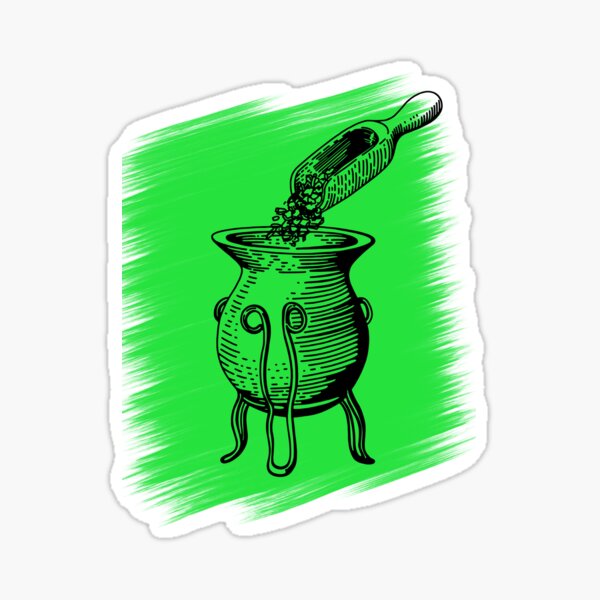 "Green Vintage of Yerba Mate" Sticker for Sale by flamini | Redbubble