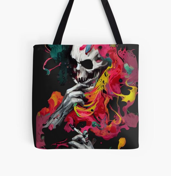 "intimidating colors, comic style, psychedelic cartoon Grimm reaper ...