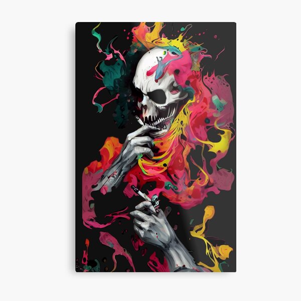 "intimidating colors, comic style, psychedelic cartoon Grimm reaper ...