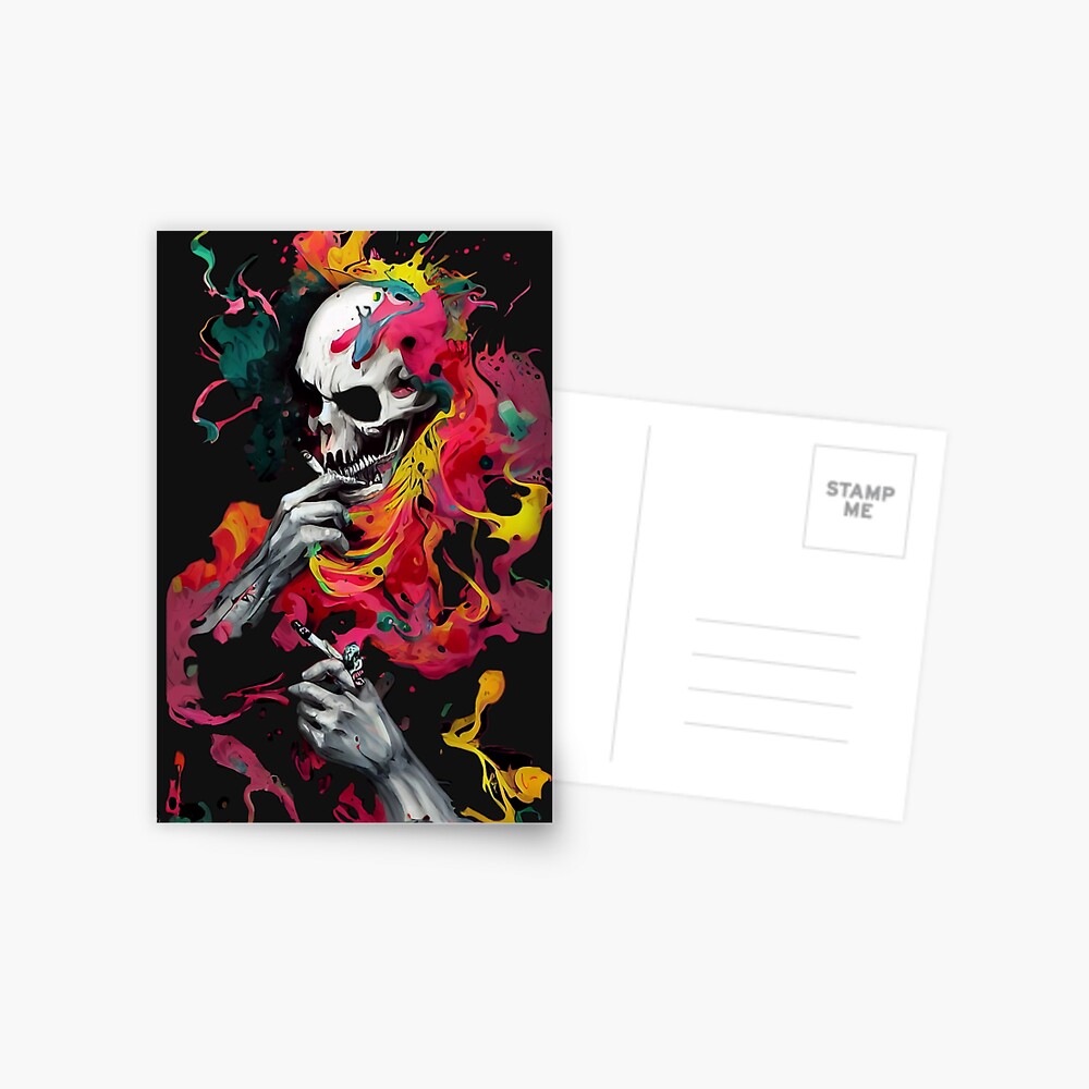 "intimidating colors, comic style, psychedelic cartoon Grimm reaper ...