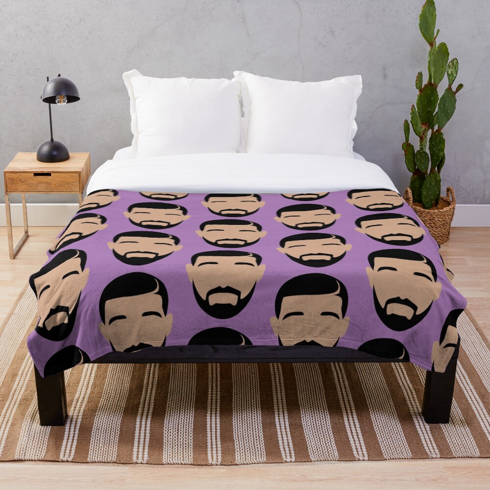 "Drake" Throw Blanket for Sale by KORDesigns | Redbubble