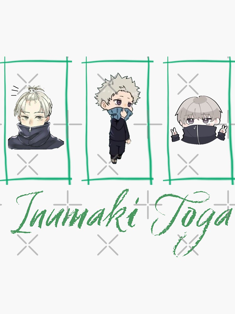 "Inumaki Toga" Sticker for Sale by Babytopia | Redbubble