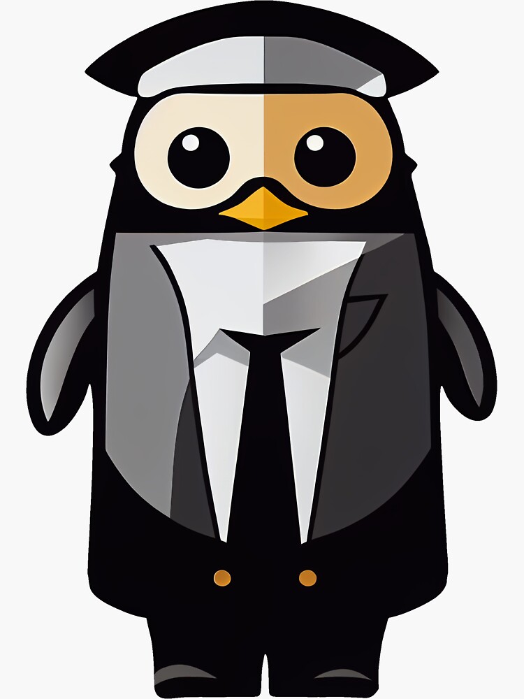 "Penguin teacher" Sticker for Sale by CutePlanetEarth | Redbubble