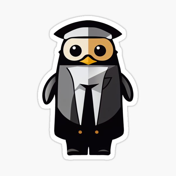 "Penguin teacher" Sticker for Sale by CutePlanetEarth | Redbubble