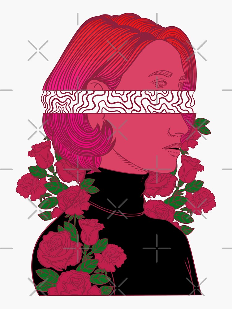 "Complex Mind" Sticker for Sale by Artthree | Redbubble