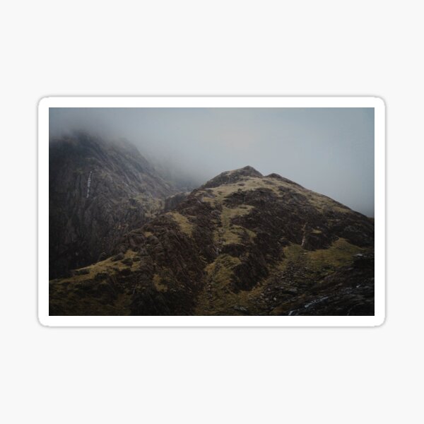 "Snowdon" Sticker for Sale by Claire-Hawken | Redbubble