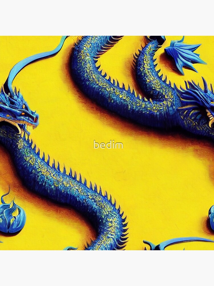 "Dragon Scales, Sixty-Two:" Sticker for Sale by bedim | Redbubble