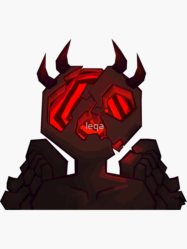 "Tainted Apollyon" Sticker for Sale by leqa | Redbubble
