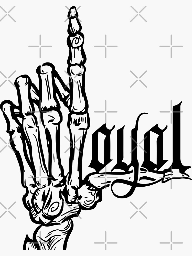 "Loyal" Sticker for Sale by IVTtech | Redbubble