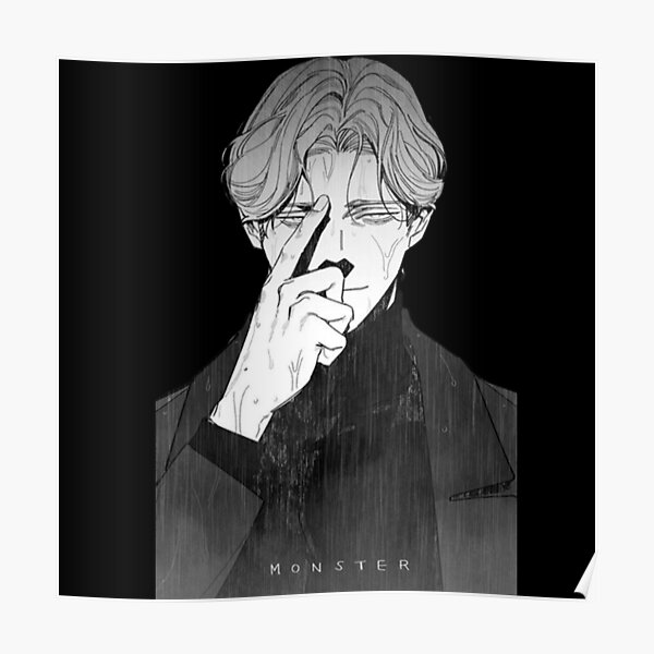 "Johan Liebert" Poster for Sale by SM3KM | Redbubble