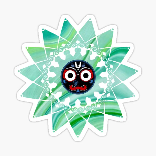 "Jagannath jai Jagannath lord Jagannath " Sticker for Sale by Krishnavi ...