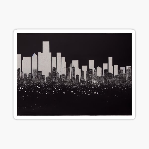 "New York Gotham" Sticker for Sale by Rezzmoji | Redbubble