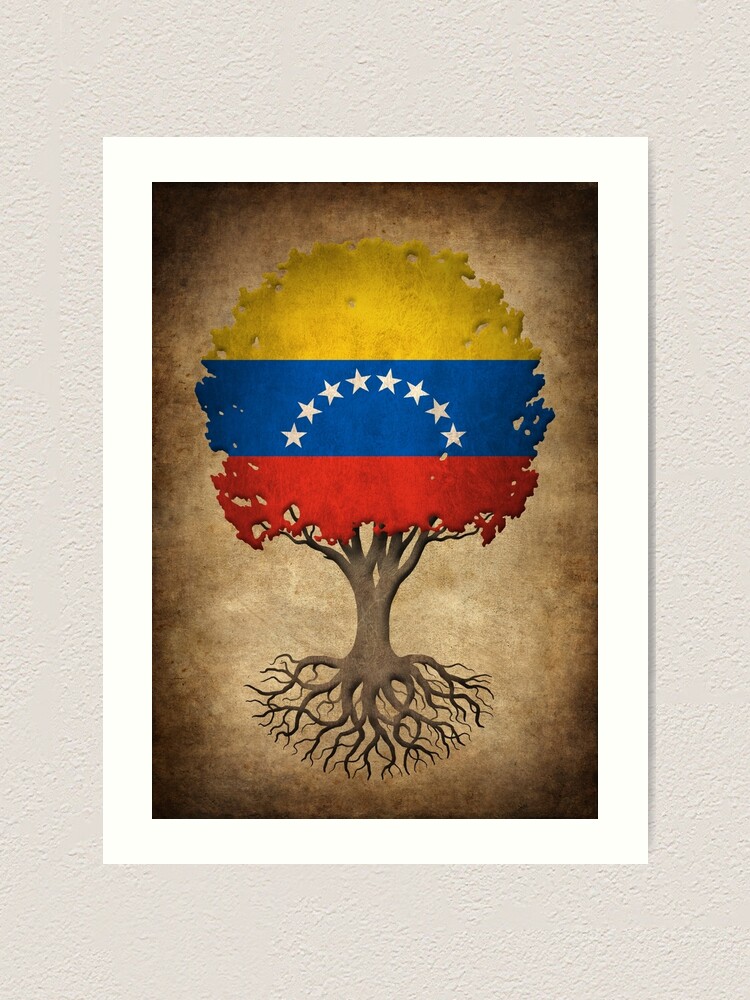 "Tree of Life with Venezuelan Flag" Art Print for Sale by jeff bartels ...