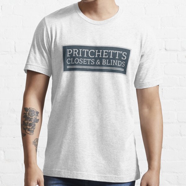 "Pritchett's closets and blinds" T-shirt for Sale by mlaudym | Redbubble | pritchetts closets ...