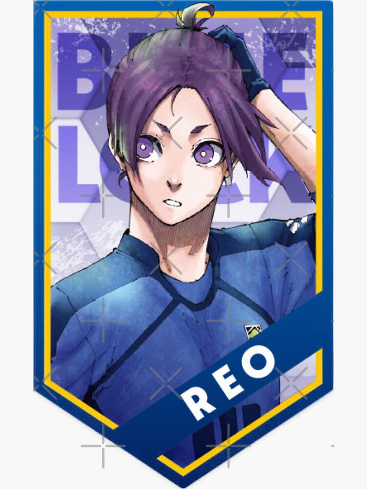 "Blue Lock - Reo Design" Sticker for Sale by DreamCorp | Redbubble