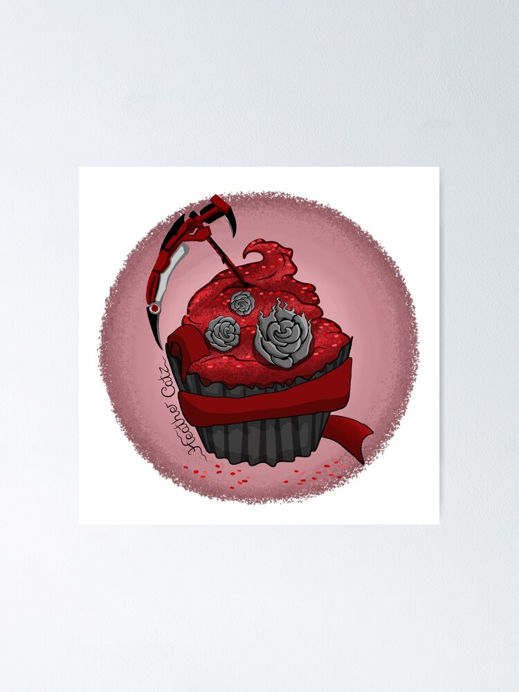"Ruby Cupcake" Poster by HeatherCatz | Redbubble