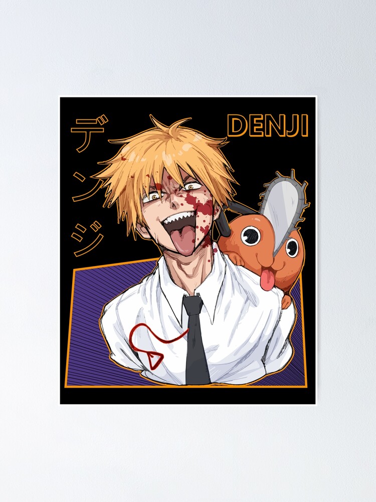 "CHAINSAW MAN Denji" Poster for Sale by HGanimeboy | Redbubble