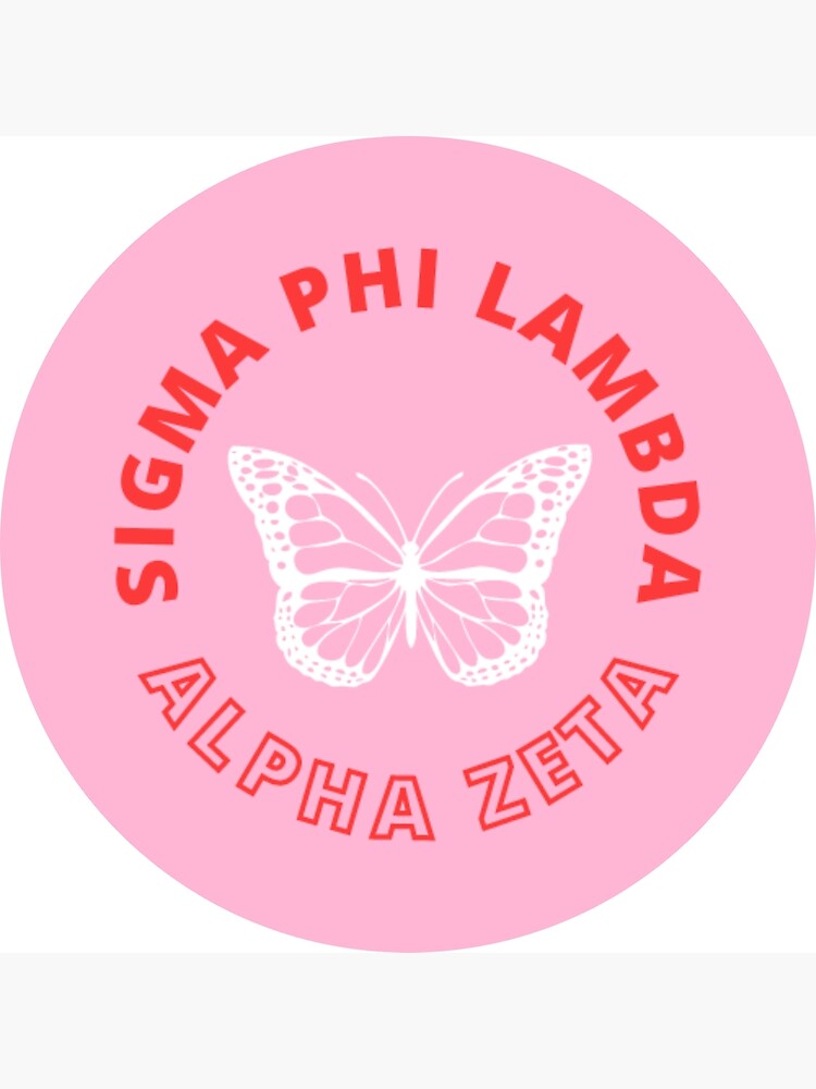 "Sigma Phi Lambda Butterfly Logo" Poster for Sale by christinastev | Redbubble