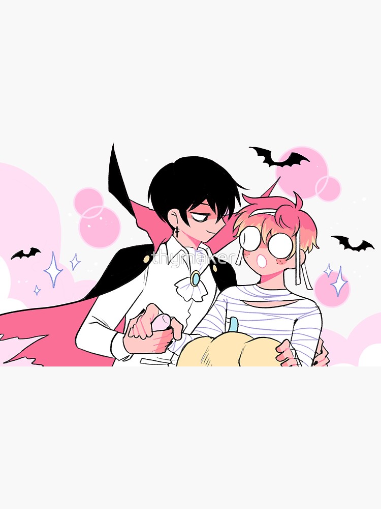 Goth X Nerd Sticker For Sale By Thymaker Redbubble