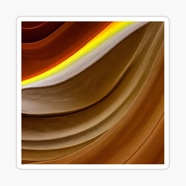 "Soft Curve " Sticker for Sale by TiltedCode | Redbubble