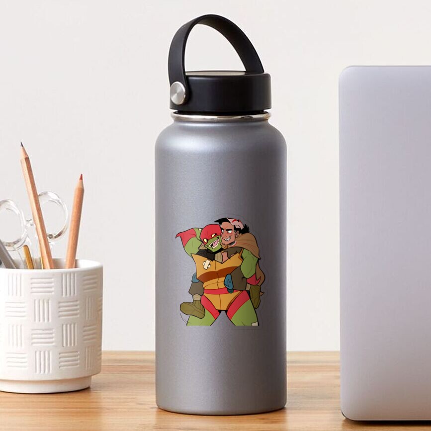 "Raph and Casey Jr" Sticker for Sale by ItzJazzyJazzin | Redbubble