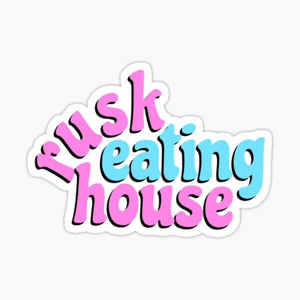 "rusk eating house, davidson college" Sticker for Sale by designbycate ...