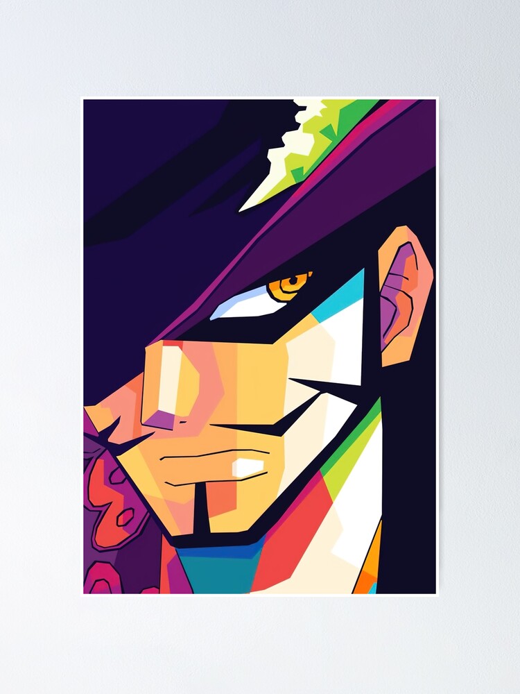 "Dracule Mihawk One Piece" Poster for Sale by DanielJFortier | Redbubble