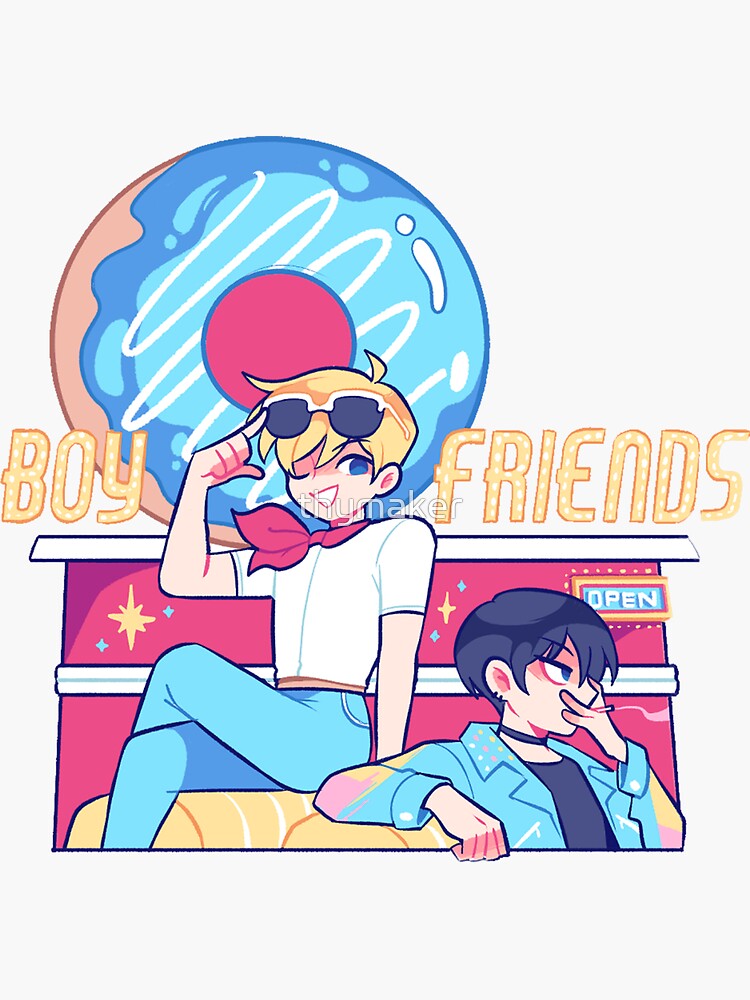 "Boyfriends webtoon" Sticker for Sale by thymaker | Redbubble