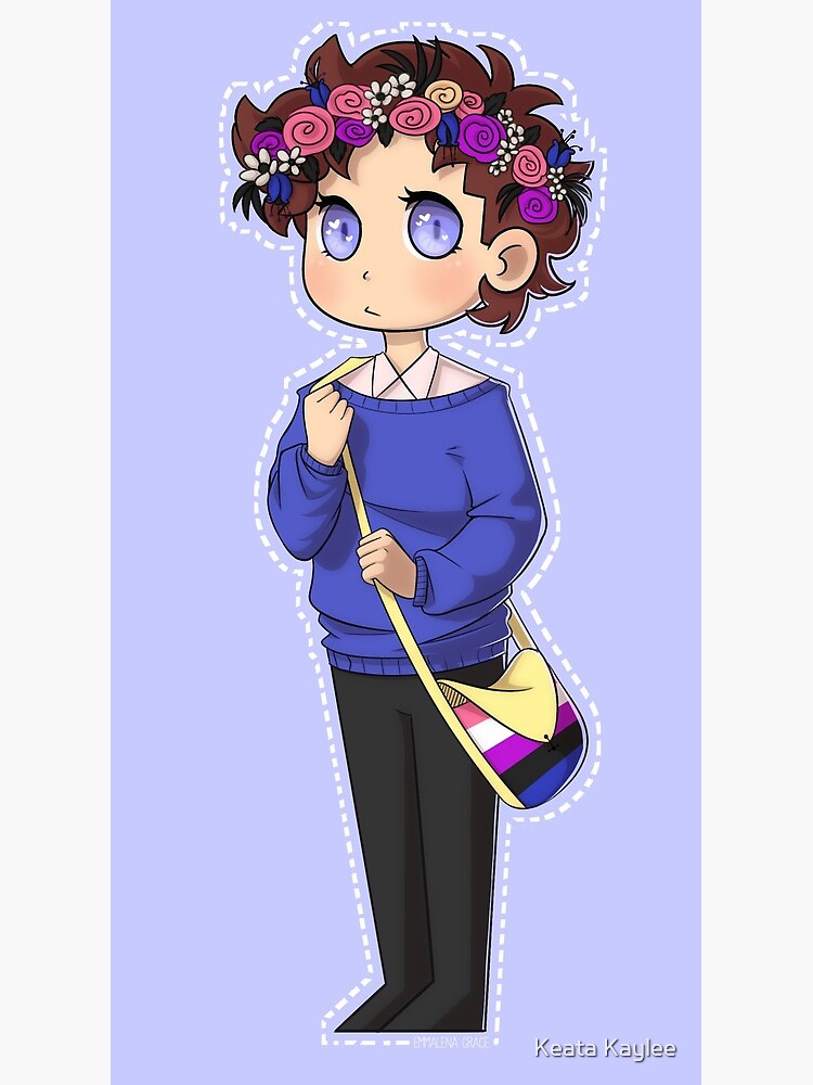 "Gender-fluid" Art Print for Sale by EmmalenaGrace | Redbubble