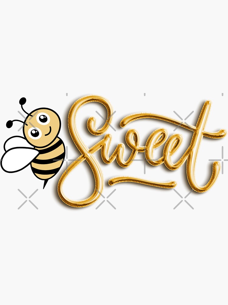 "Be sweet" Sticker for Sale by SaharElmoghazy | Redbubble