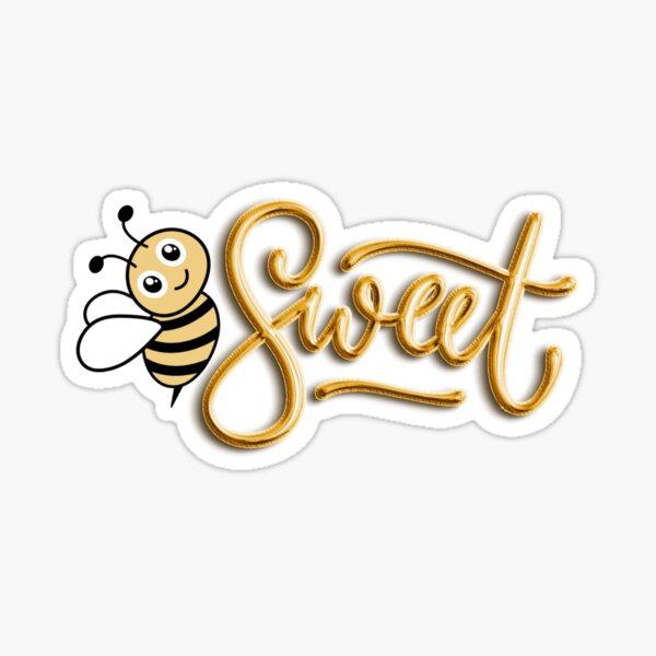 "Be sweet" Sticker for Sale by SaharElmoghazy | Redbubble