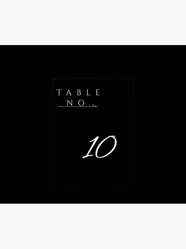 "Classic Black Table Numbers, Wedding and Event Table Cards Printable ...