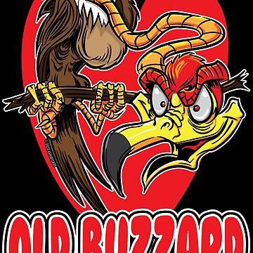 "Old Buzzard" Sticker for Sale by eShirtLabs | Redbubble