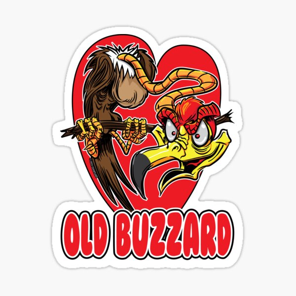 "Old Buzzard" Sticker for Sale by eShirtLabs | Redbubble