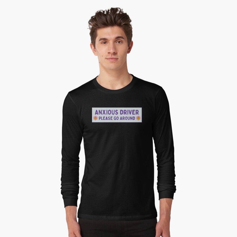 "Anxious Driver Please Go Around, Anxious Driver Bumper " Sticker for ...
