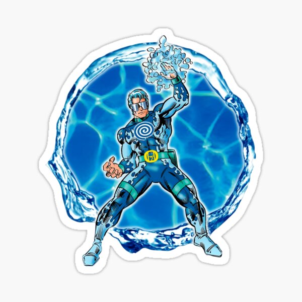 "SuperWaterMan With Water Vortex" Sticker for Sale by superwaterman ...