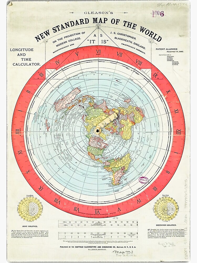 "Vintage Earth Map Gleason" Poster for Sale by Fredromo | Redbubble